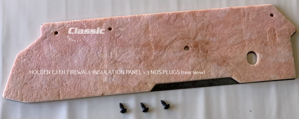 HOLDEN EJ EH FRONT FIREWALL INSULATION PANEL & 3 NOS PLUGS – Classic ...