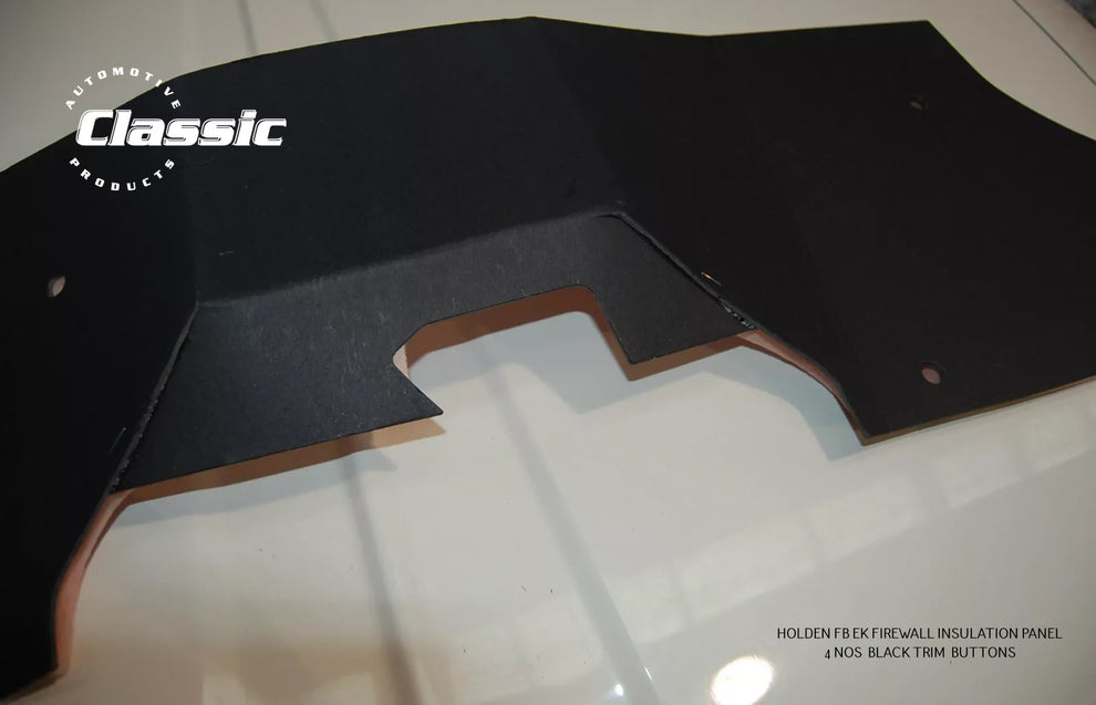 HOLDEN FB EK FRONT FIREWALL INSULATION PANEL & 4 NOS PLUGS – Classic ...